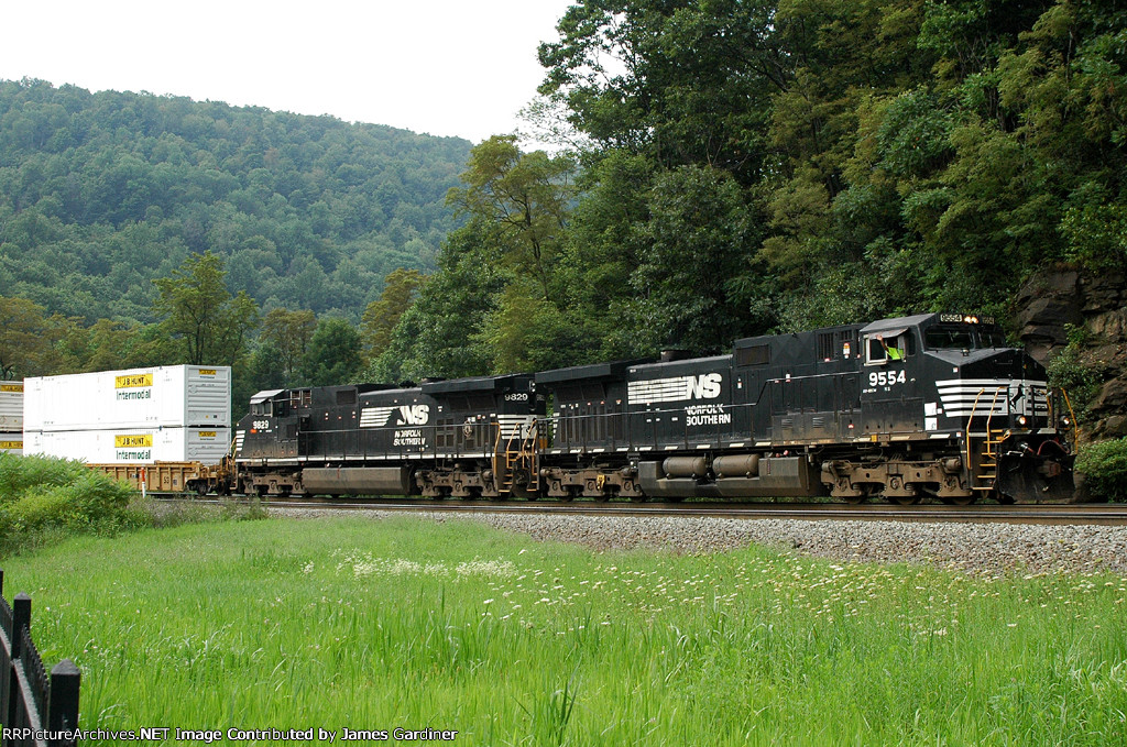 Eastbound containers